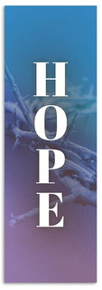 E551 Hope - Easter Banner - ChurchBanners.com