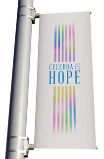 Celebrate Hope - Light Pole Banner - E511 - ChurchBanners.com