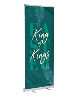 Easter King of Kings - D2 Retractable - E537 - ChurchBanners.com
