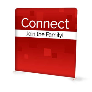 Connect - Tension Backdrop Display - Straight - Style 5 - ChurchBanners.com