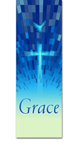E004 Grace - Blue Cross Easter Worship Praise Banner
