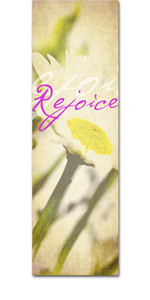 E029 Rejoice Flowers Easter Church Banners