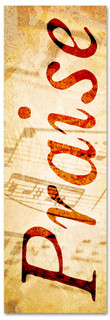 Classic Notes - Praise - WS022 - ChurchBanners.com
