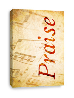 CV WS022 Classic Notes - Praise - ChurchBanners.com