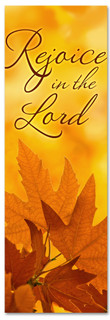 HB100 Rejoice in the Lord - Fall Banner - ChurchBanners.com