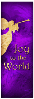 Joy to the World - Christmas Banner - NXM059-1 P - ChurchBanners.com