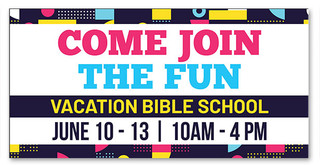 VBS Banner Colorful - Church Banners