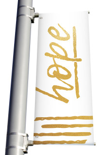 Hope - Light Pole Banner - CB023 - ChurchBanners.com
