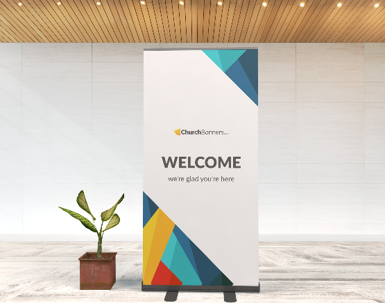 Handheld Church Signs/Pop Signs for Greeters | ChurchBanners.com
