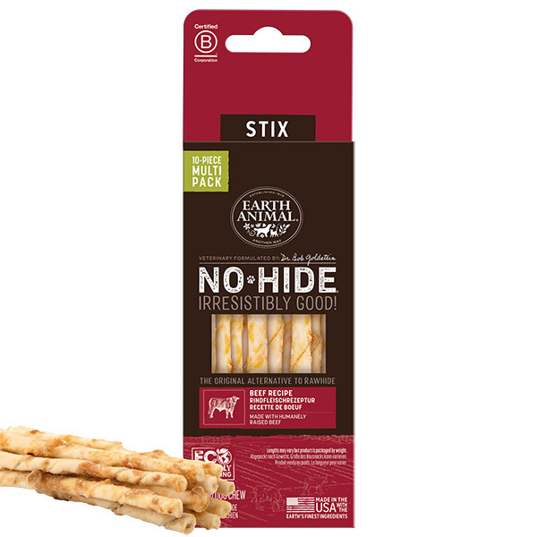 No-Hide Beef STIX 10-pack - The PetFellas