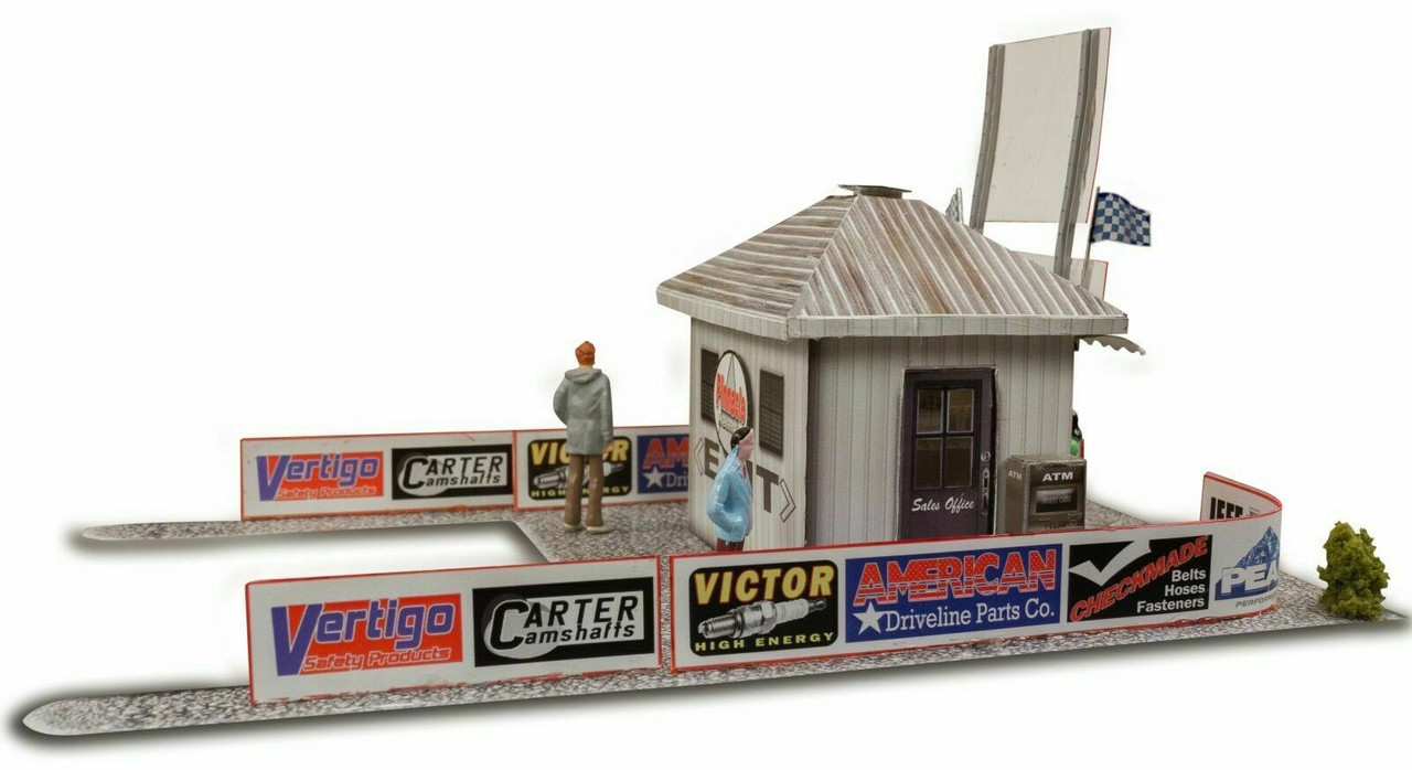 Bk 3206 132 Scale Ticket And Gate Entrance Model Building Kit For Shop