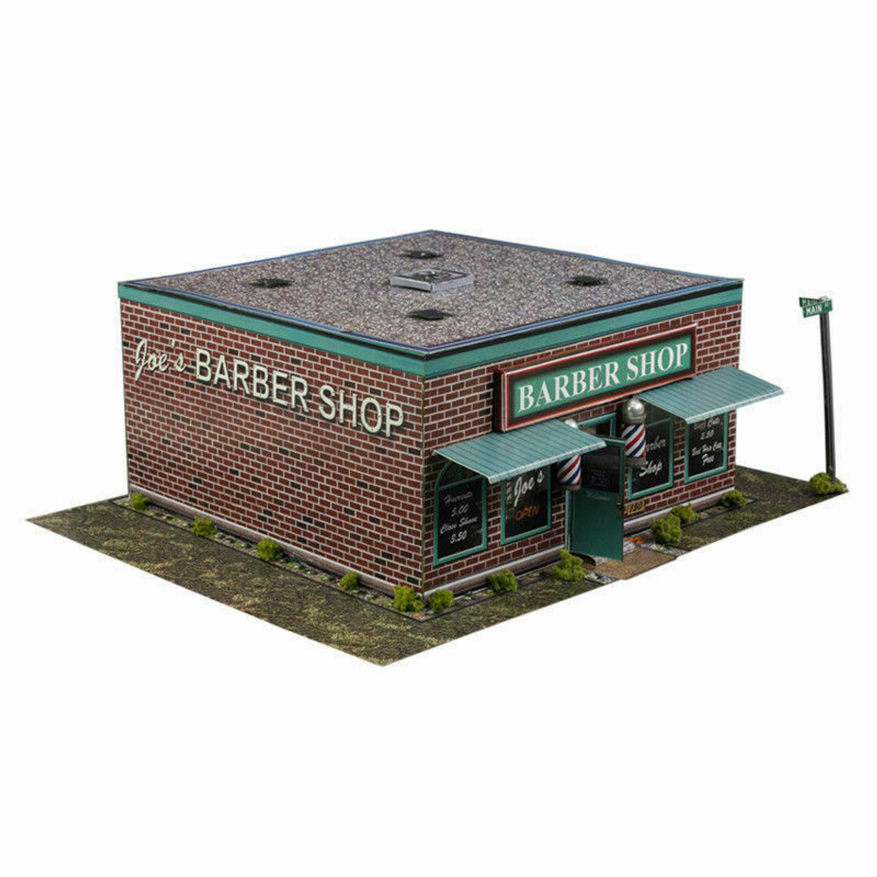 Bk 3209 132 Scale Barber Shop Building Kit For Shop All By Innovative
