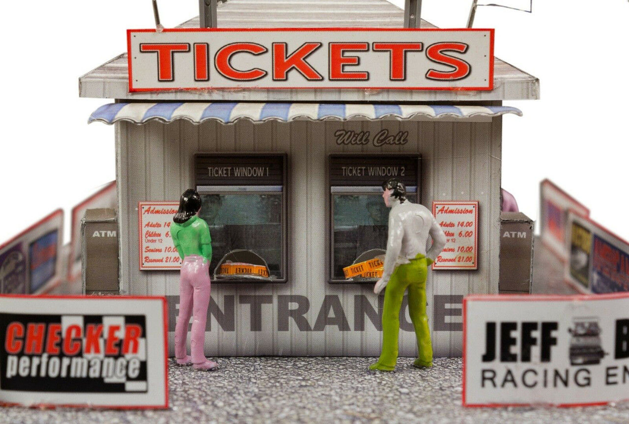 Bk 4806 148 Scale Ticket And Gate Entrance Photo Real Scale Building