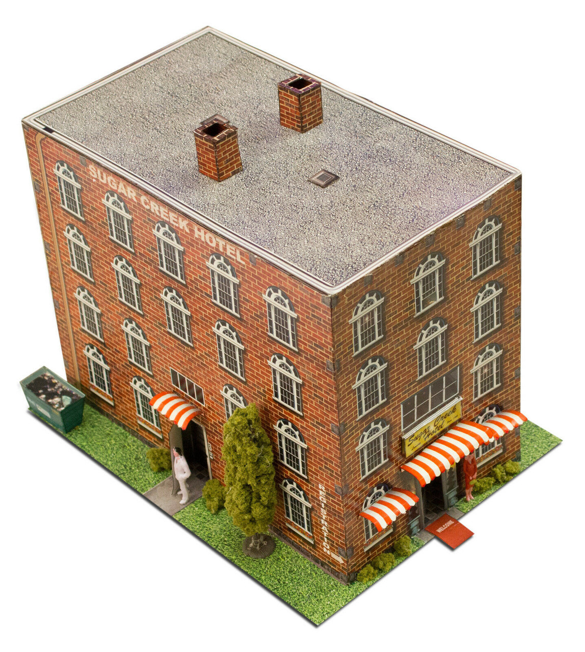 Bk 4807 148 Scale Hotel Photo Real Scale Building Kit For Shop All