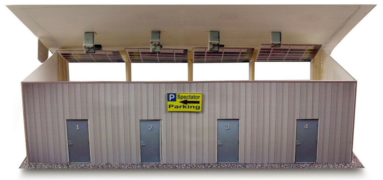 Bk 4811 148 Scale 4 Stall Pit Garage Photo Real Scale Building Kit
