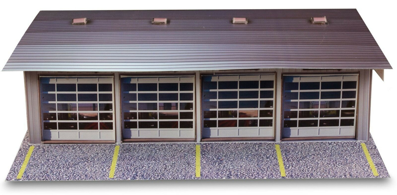 BK 4811 1:48 Scale "4 Stall Pit Garage" Photo Real Scale Building Kit ...