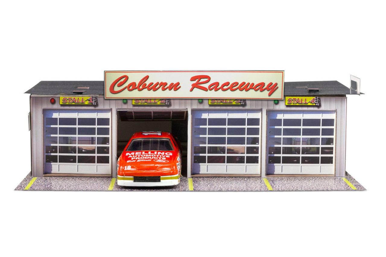 Bk 4811 148 Scale 4 Stall Pit Garage Photo Real Scale Building Kit