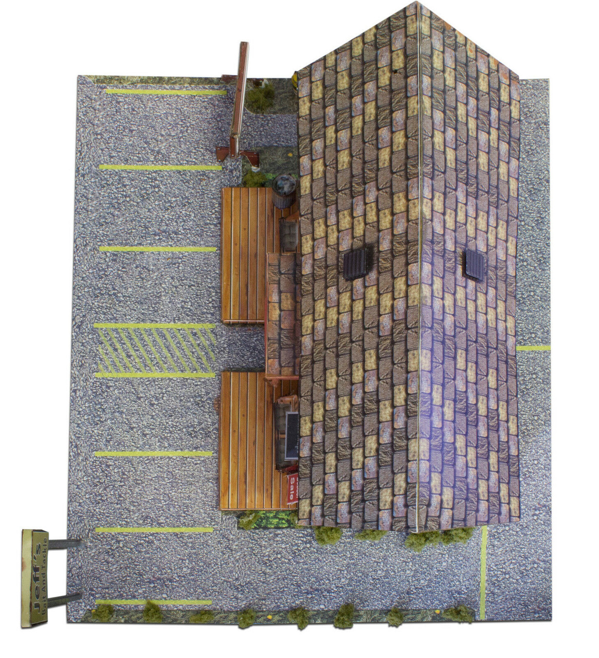Bk 4815 148 Scale Bait Shop Photo Real Scale Building Kit For Shop