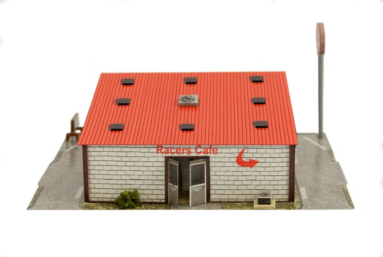 Bk 4837 148 Scale Raceway Cafe Model Building Kit For Shop All By