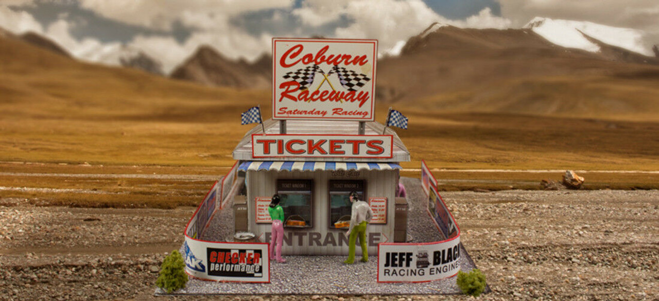 Bk 6406 164 Scale Ticket And Gate Entrance Photo Real Scale Building