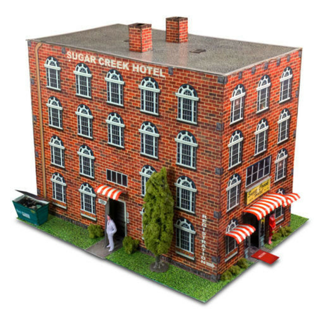 Bk 6407 164 Scale Hotel Photo Real Scale Building Kit For Shop All