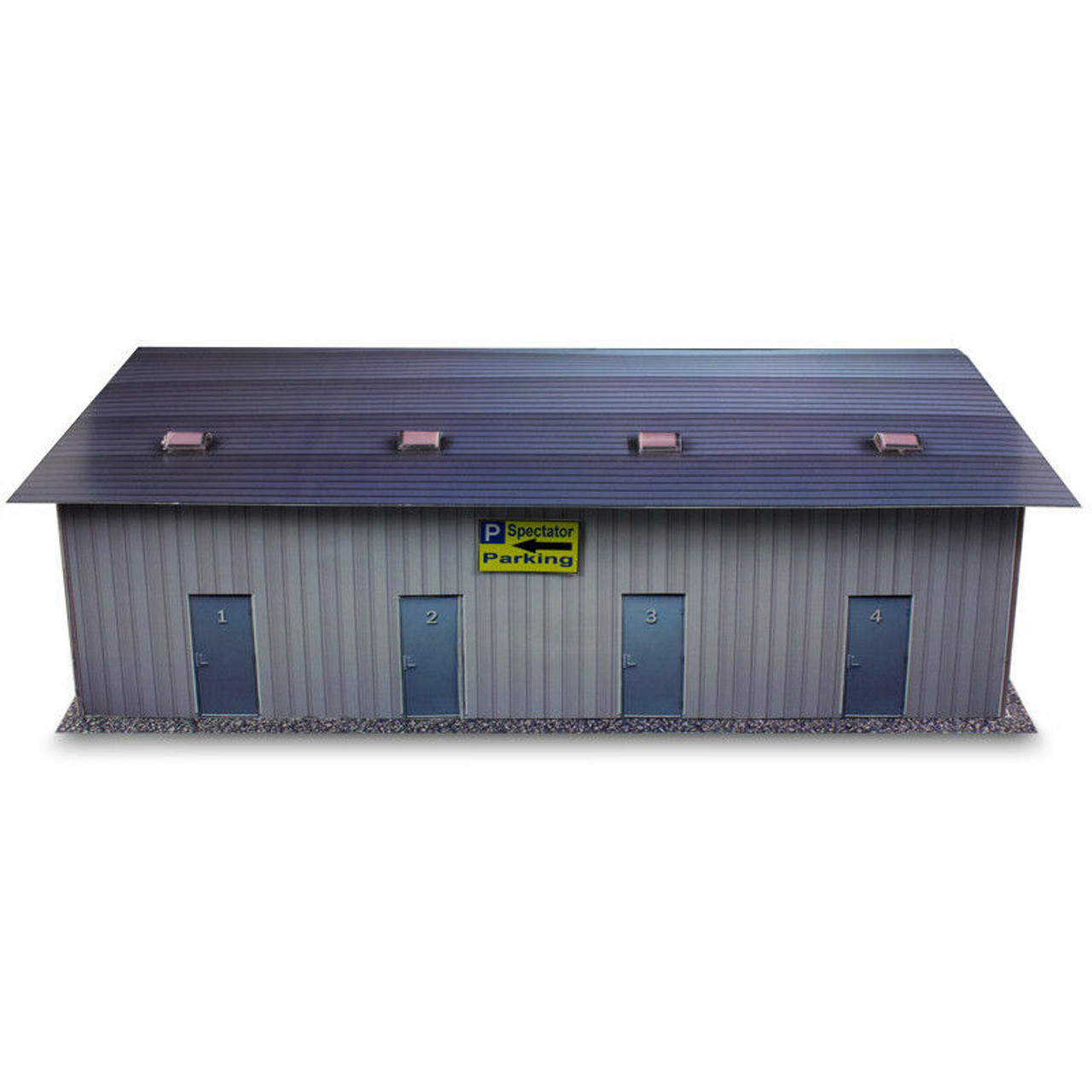 Bk 6411 164 Scale 4 Stall Pit Garage Photo Real Scale Building Kit