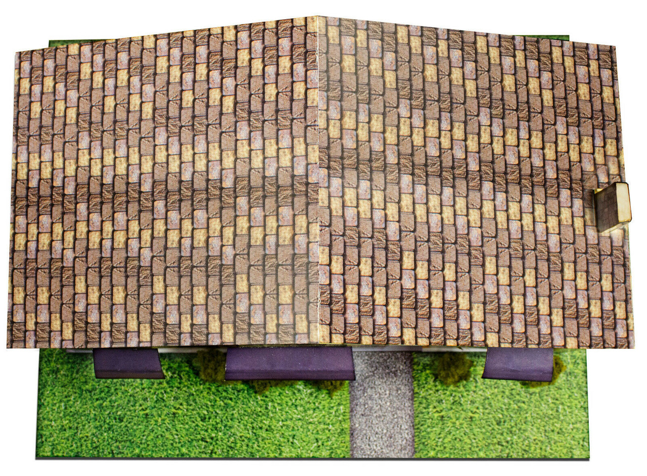 Bk 6412 164 Scale Sandstone Rambler House Photo Real Scale Building
