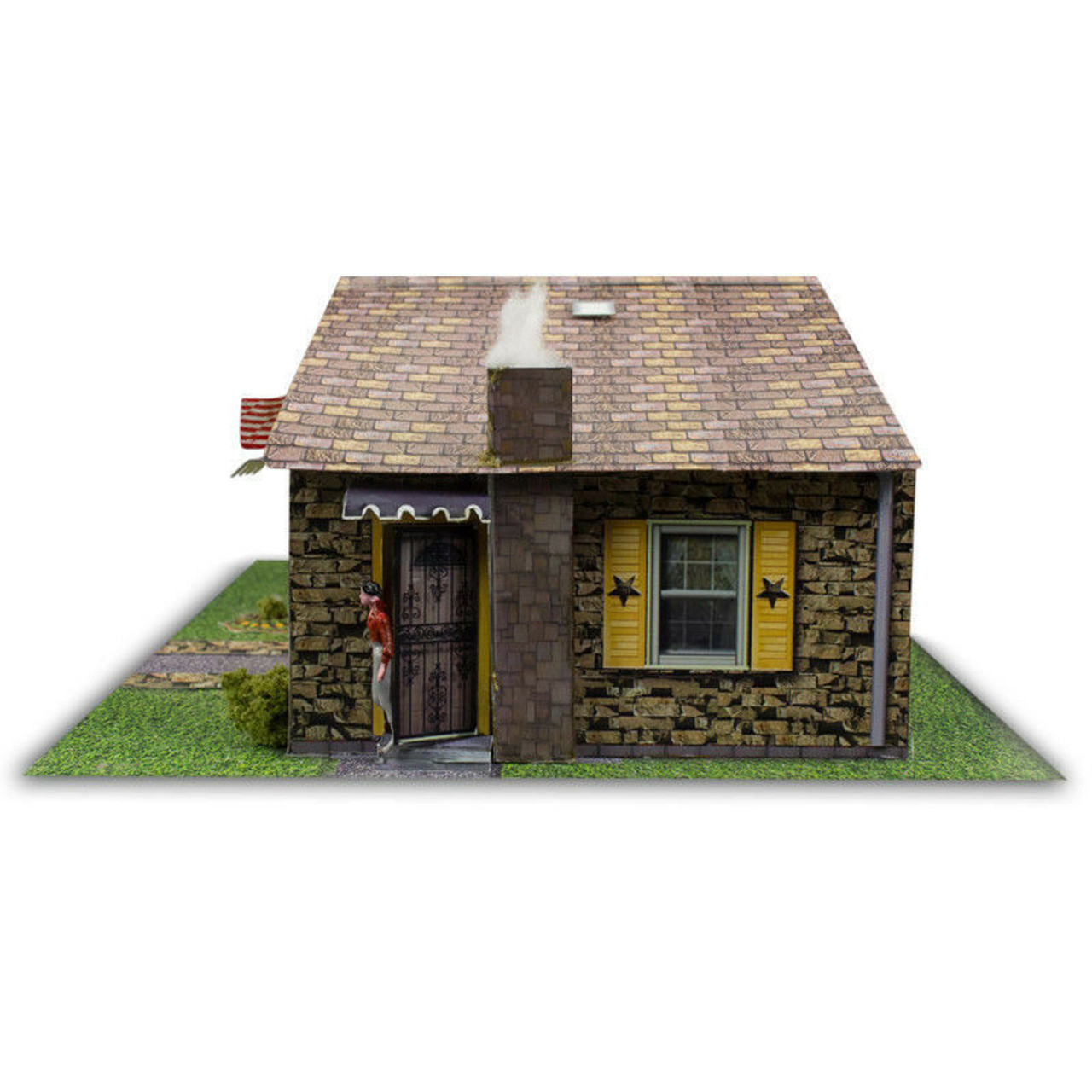 Bk 6412 164 Scale Sandstone Rambler House Photo Real Scale Building