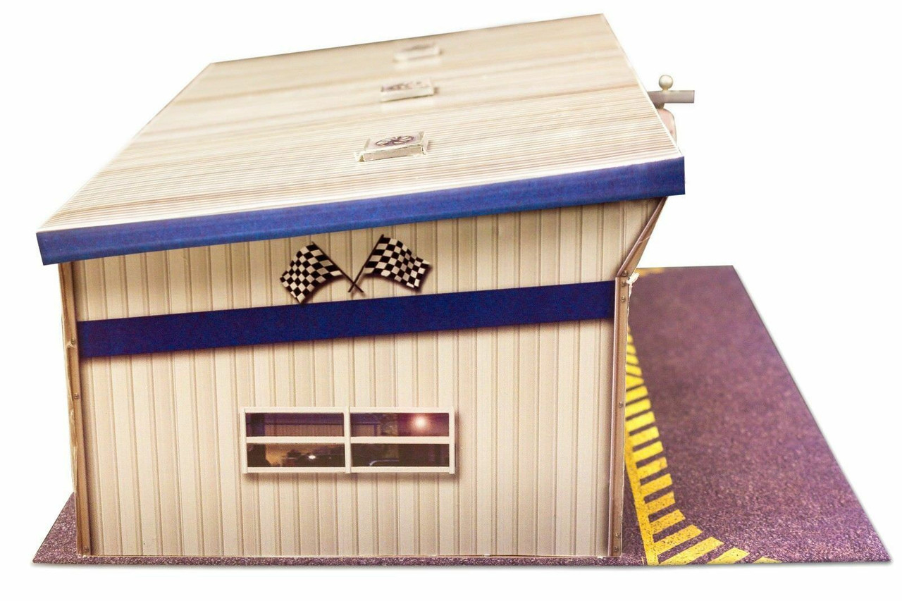 Bk 6423 164 Scale Pit Stop Garage Photo Real Scale Building Kit For