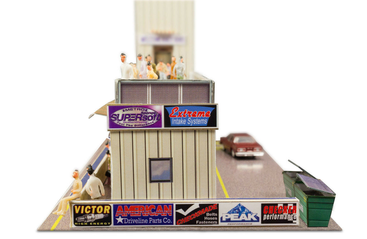 Bk 6424 164 Scale Press And Media Tower Photo Real Scale Building Kit