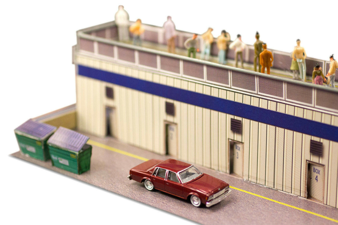 Bk 6424 164 Scale Press And Media Tower Photo Real Scale Building Kit