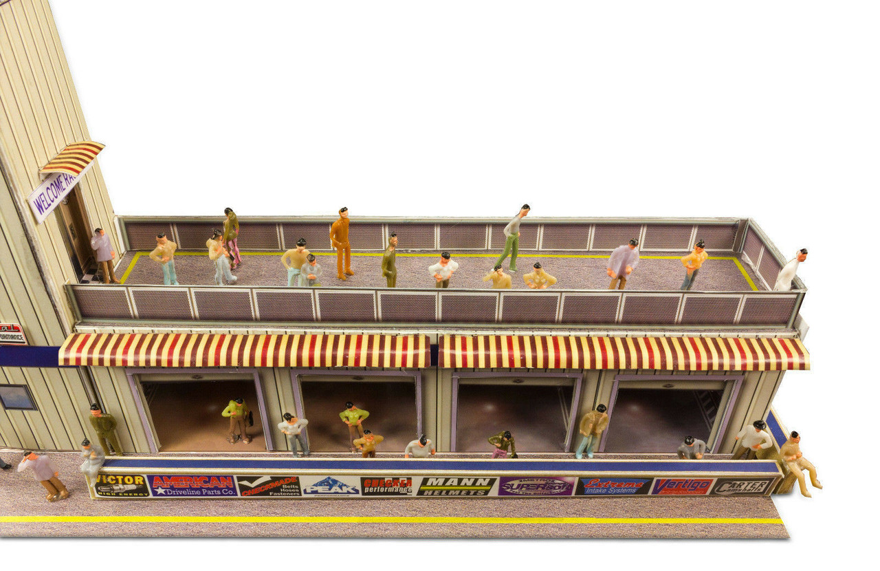 Bk 6424 164 Scale Press And Media Tower Photo Real Scale Building Kit