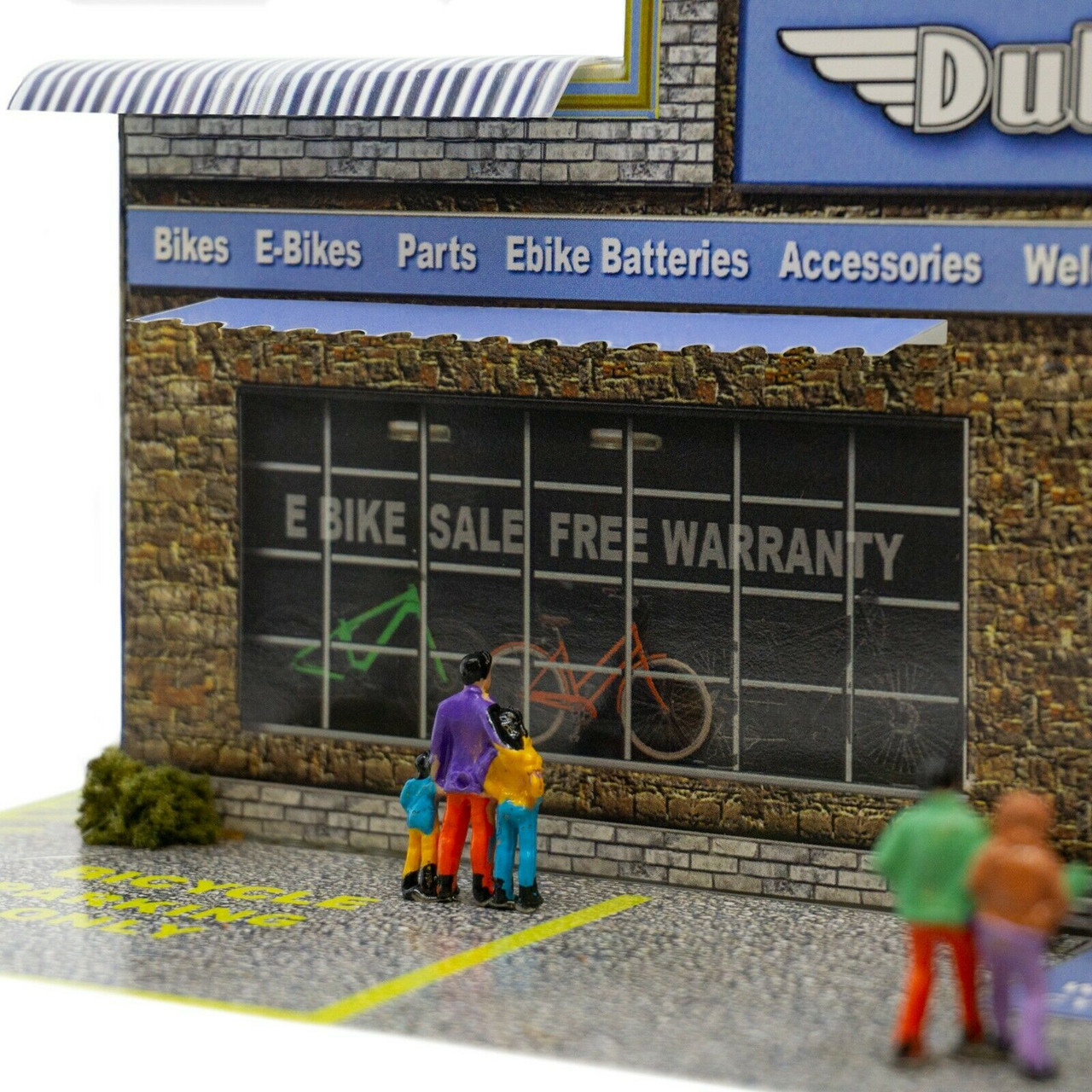 Bk 6438 164 Scale Duluth Cycle Bicycle Shop Building Kit For Shop All
