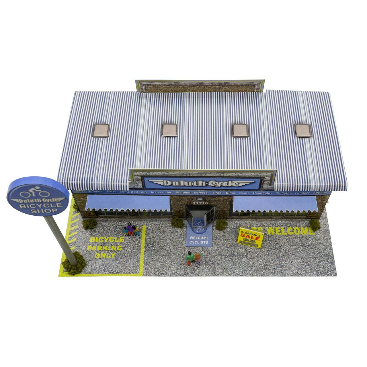 Bk 6438 164 Scale Duluth Cycle Bicycle Shop Building Kit For Shop All