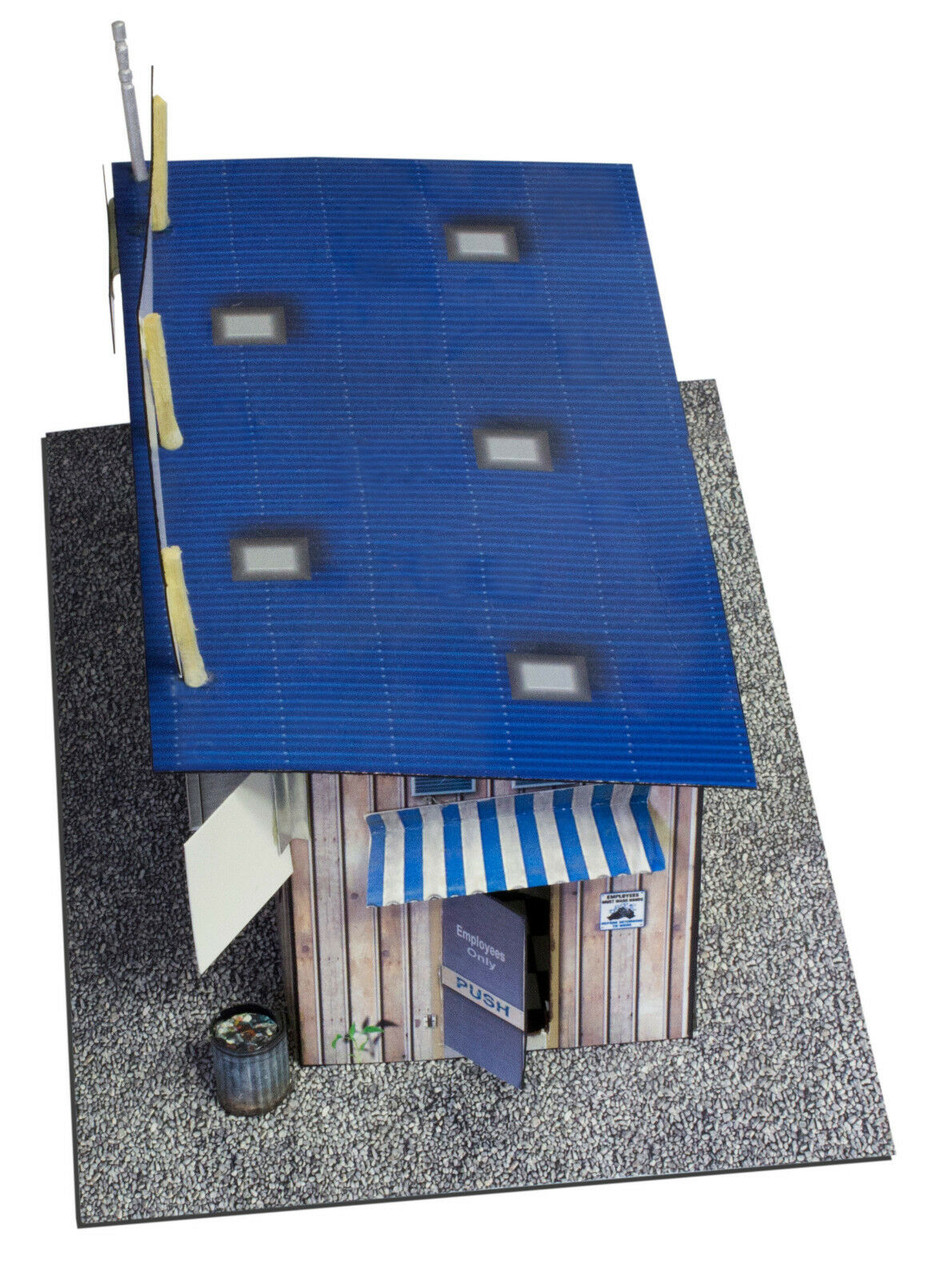 Bk 8706 187 Scale Drive In Theatre Photo Real Scale Building Kit For