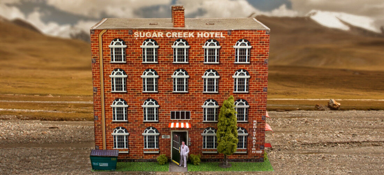 Bk 8708 187 Scale Hotel Photo Real Scale Building Kit For Shop All