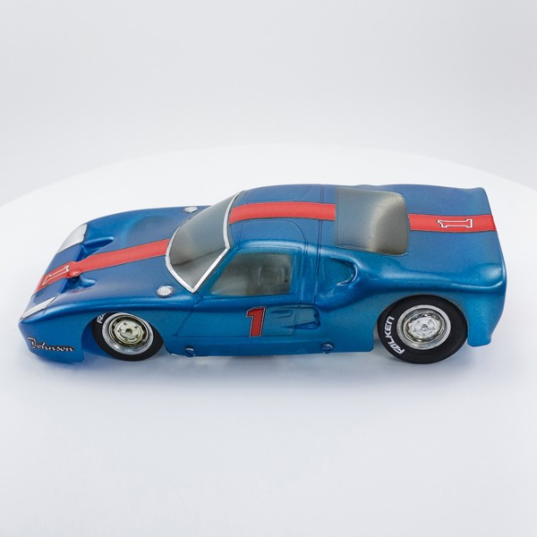 Stock Number: 16128 Blue Ferrari by Eldon for Slot Car Museum by ...