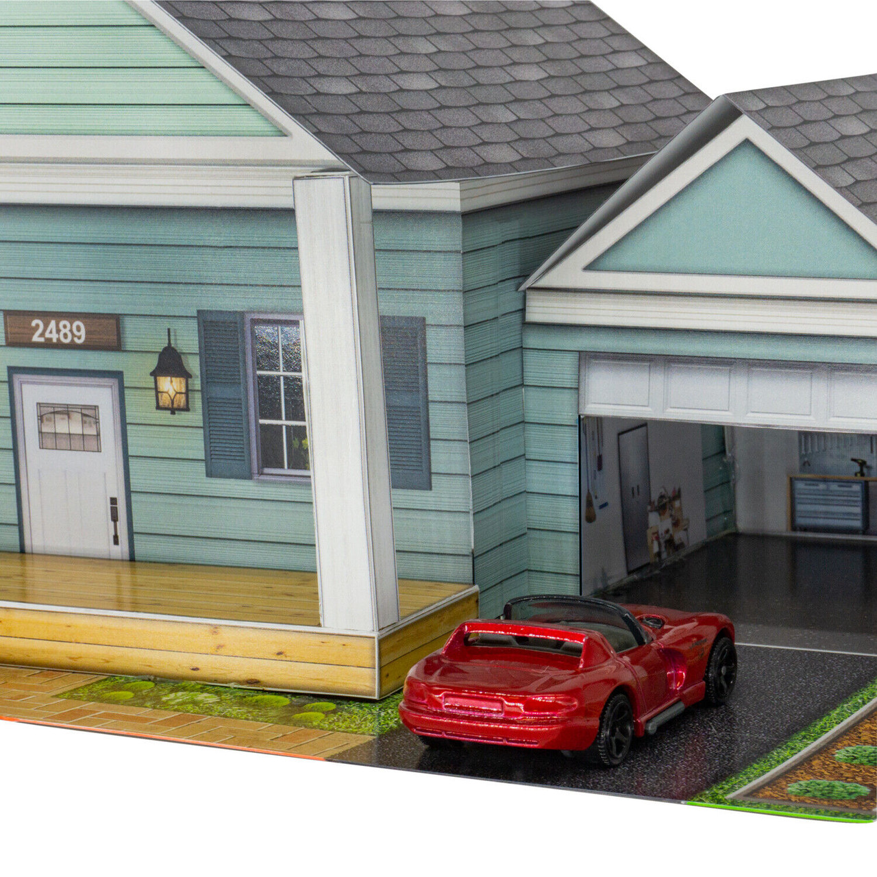 Bk 6452 164 Scale Modern House Photo Real Scale Building Kit For