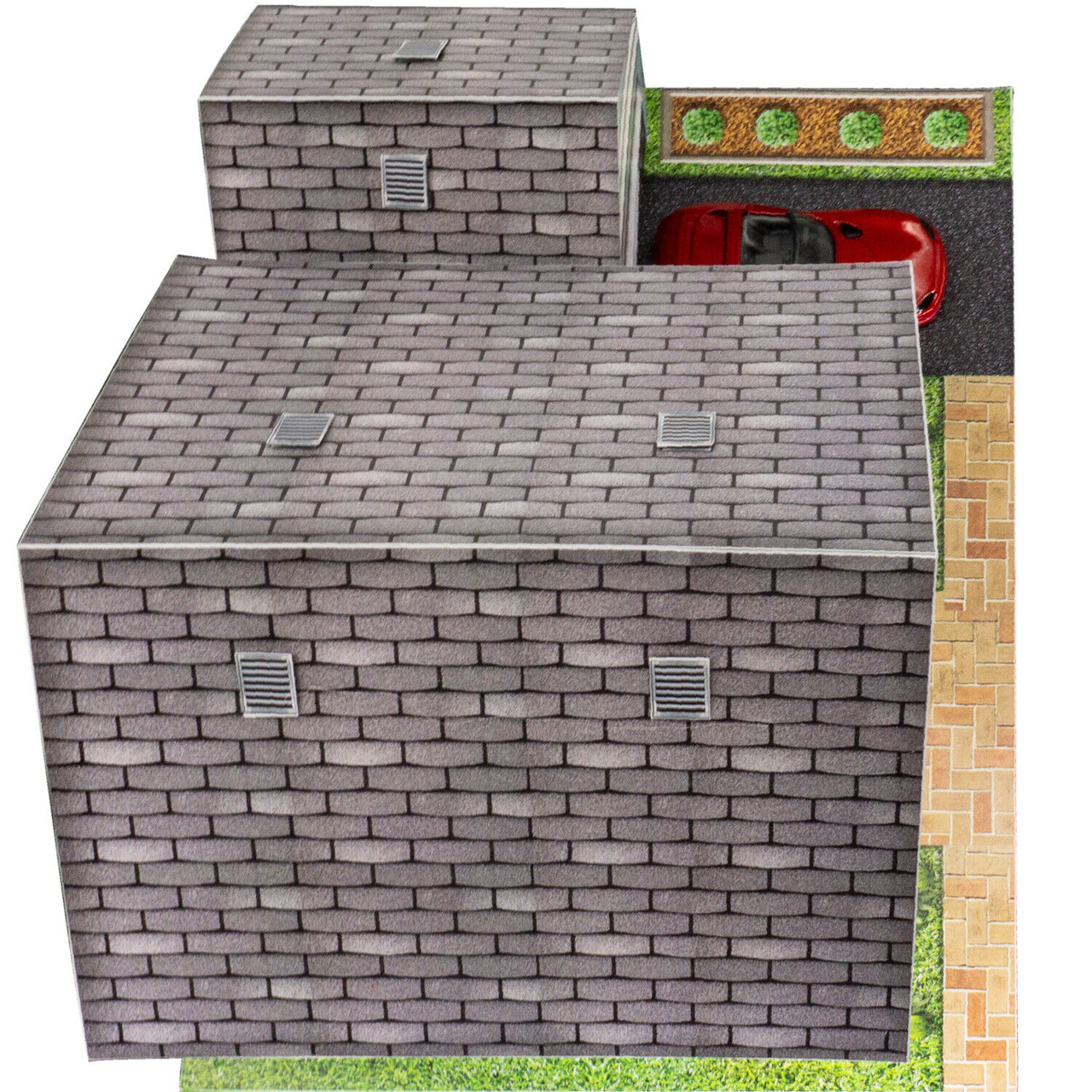 Bk 6452 164 Scale Modern House Photo Real Scale Building Kit For