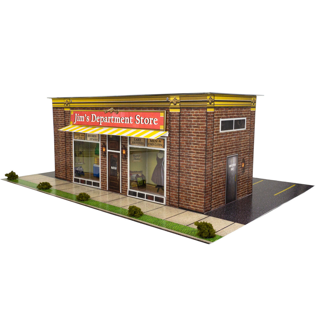 BK 6445 1:64 Scale "Jim's Department Store" Photo Real Scale Building ...
