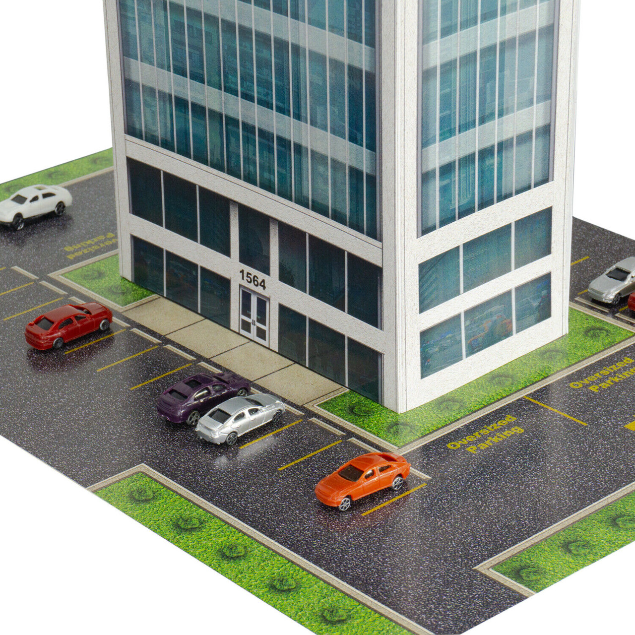 Bk 2102 1220 Scale Office Building Photo Real Scale Building Kit For