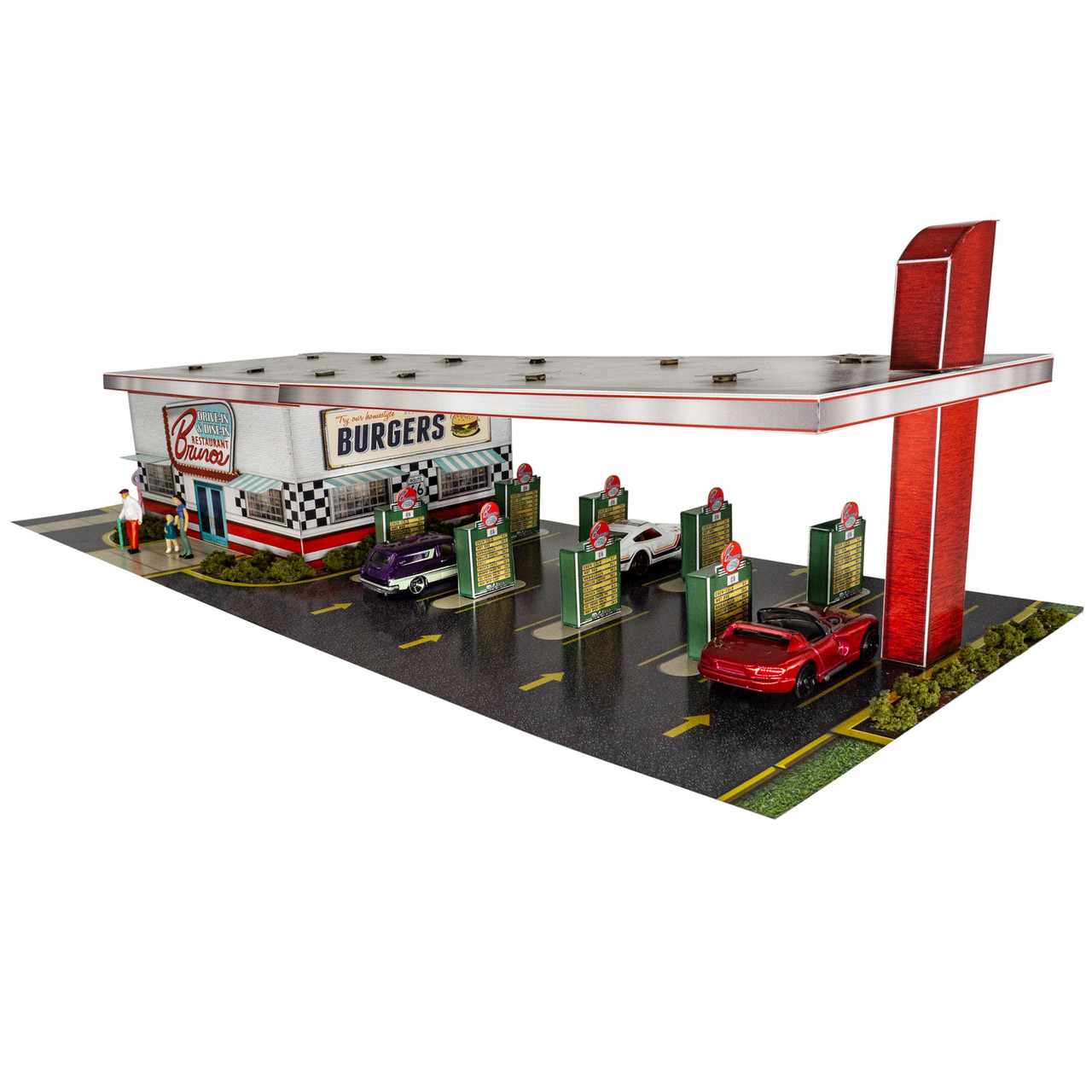BK 6459 1:64 Scale "Bruno's Dine-In & Drive-In" Photo Real Scale ...