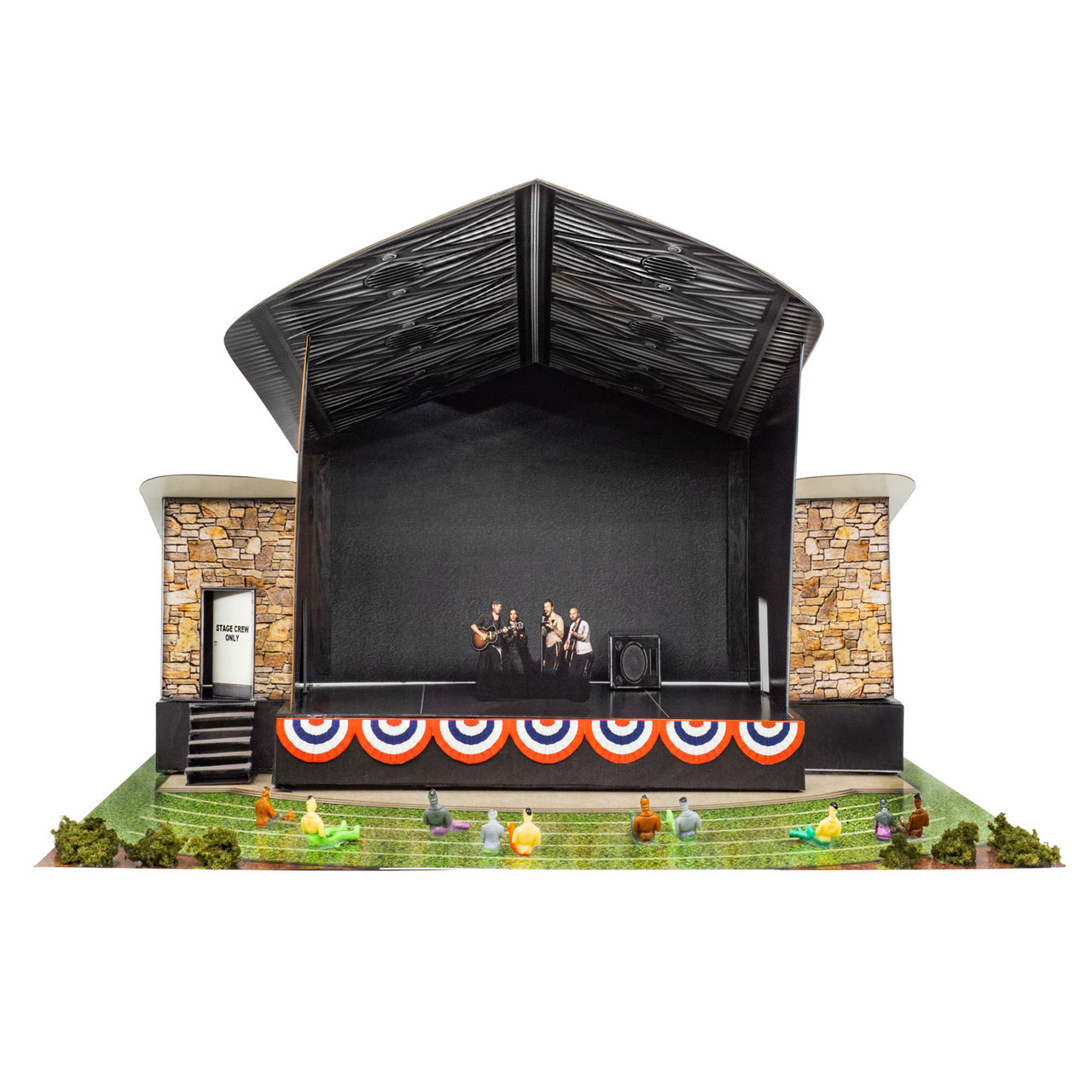 Bk 6464 164 Scale Outdoor Stage Photo Real Scale Building Kit For