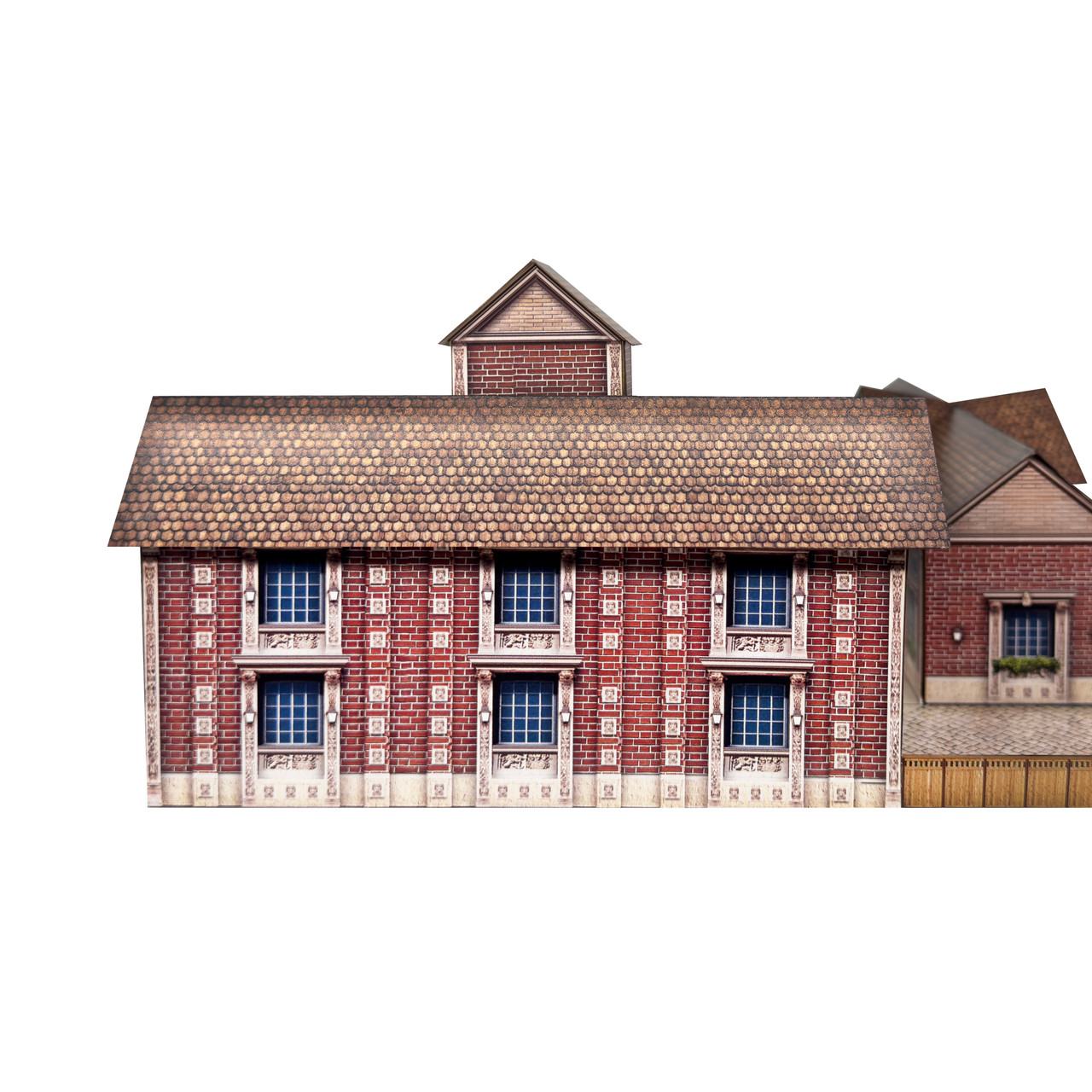 Bk 2106 1160 Scale Train Station Photo Real Scale Building Kit For