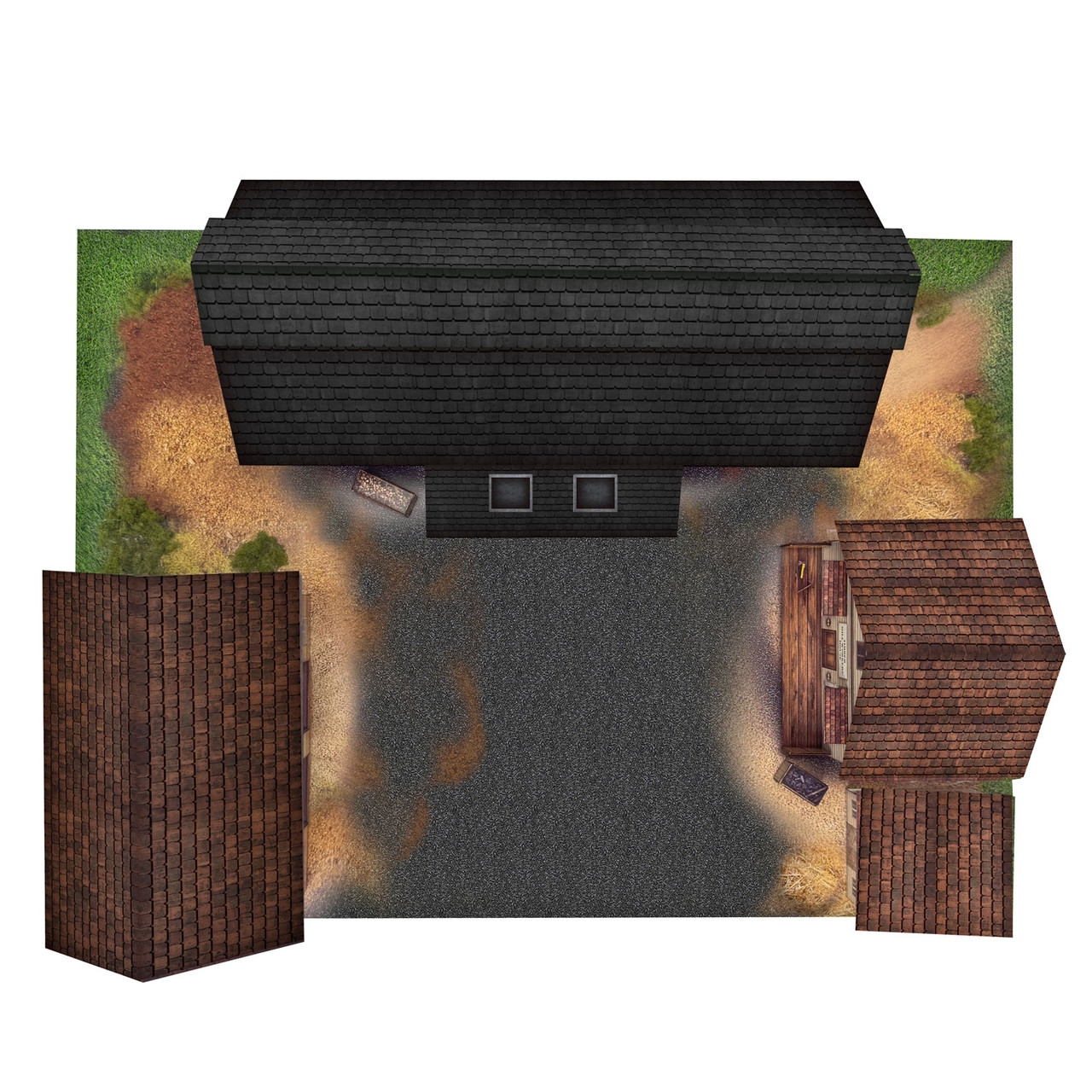 Bk 2110 1160 Scale Sawmill Photo Real Scale Building Kit For Shop