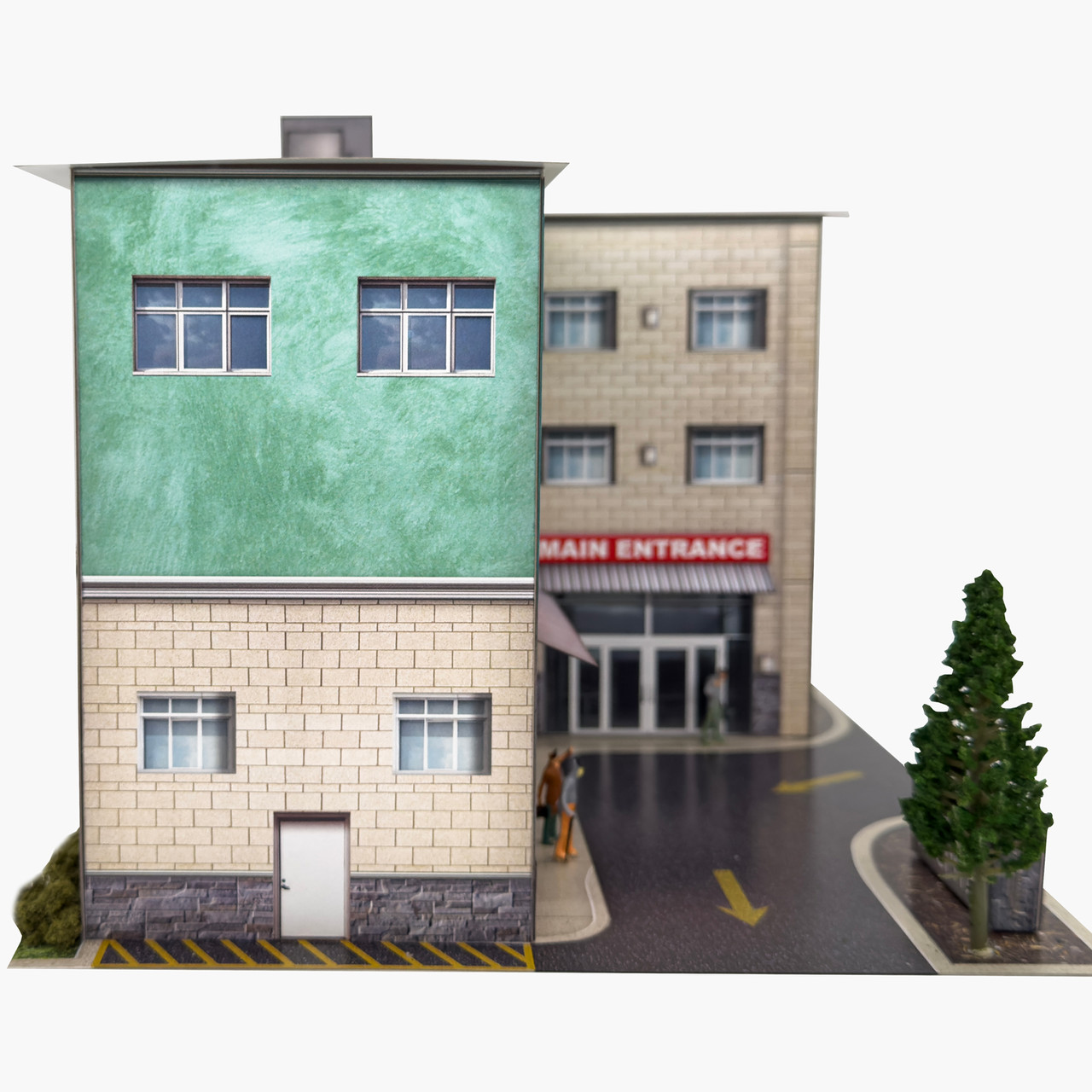 BK 6481 Hospital for Building Kits by Innovative Hobby Supply