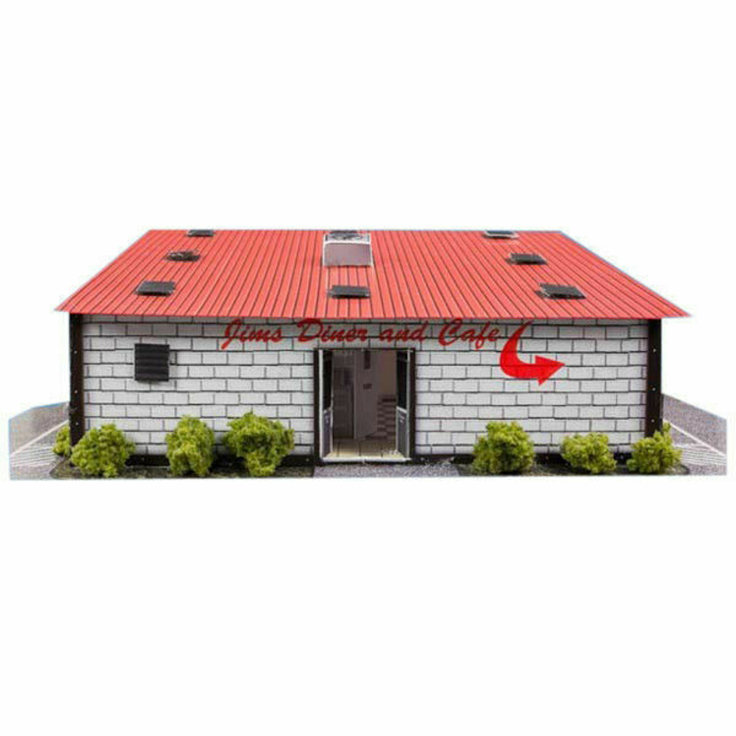 Bk 3220 132 Scale Diner Building Kit For Shop All By Innovative Hobby