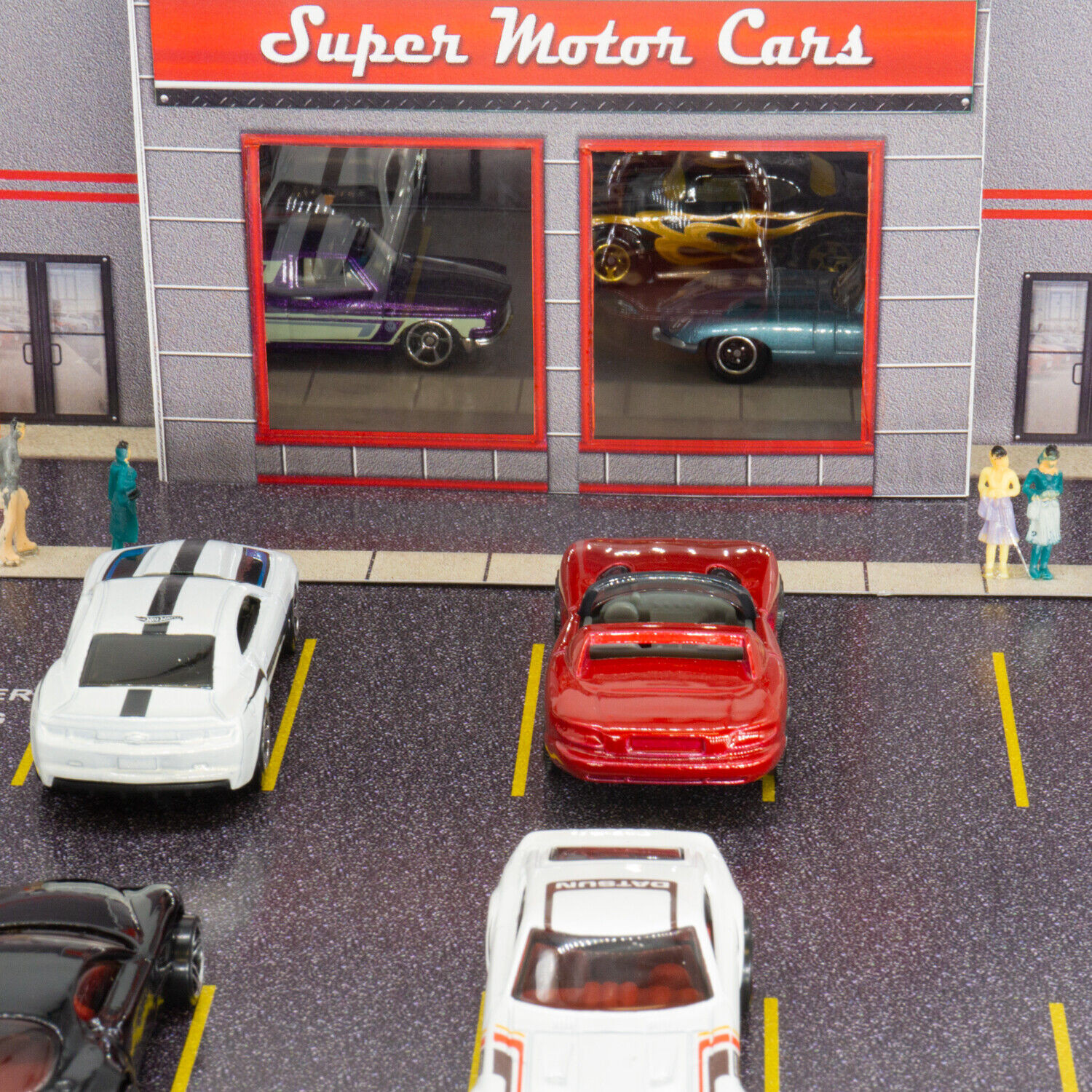 Bk 6444 164 Scale Dealership Building Photo Real Scale Building Kit
