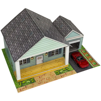 BK 6452 1:64 Scale "Modern House" Photo Real Scale Building Kit for ...