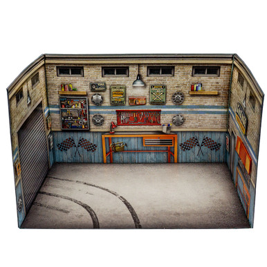 BK 6469 Repair Garage for Building Kits by Innovative Hobby Supply